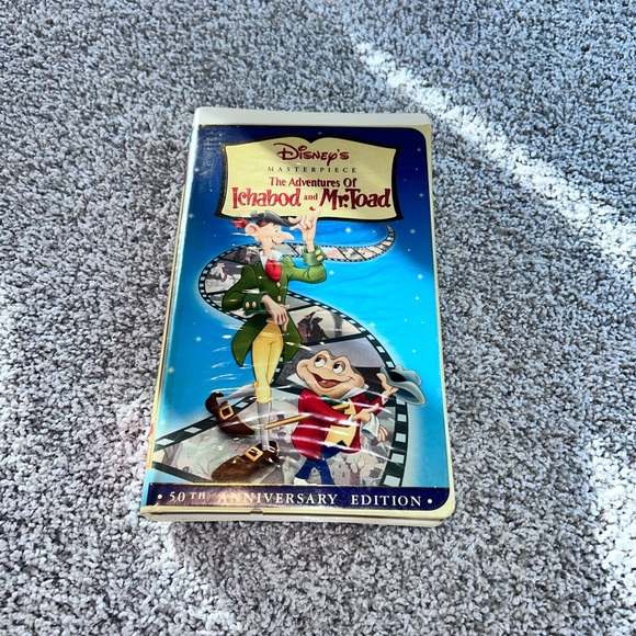 Disney | Media | Disneys Ichabod And Mr Toad Vhs With Blue And Red ...